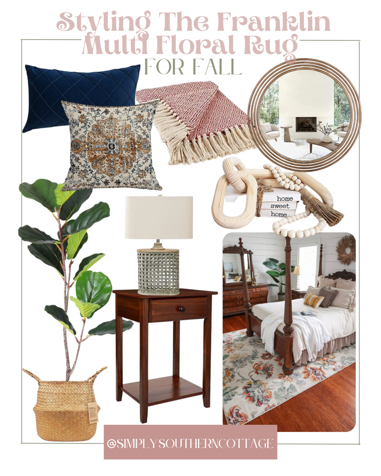 How to Style My New Rugs In Your Home - Simply Southern Cottage